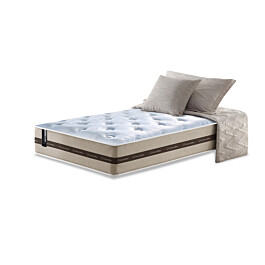 Colchão Solteiro Molas Ensacadas Bege 88x188 Cama inBox